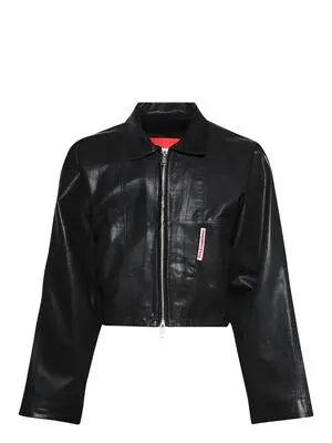 RIVINGTON ROI REBIS Rose Trucker Jacket - Black