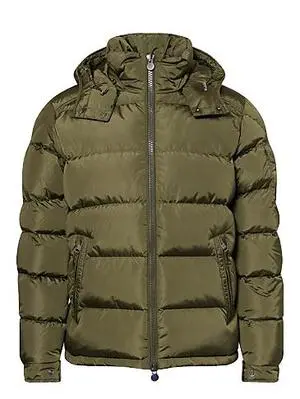 Moncler Maya Padded Nylon Down Jacket - Olive