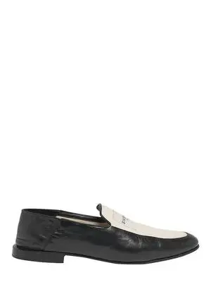 Givenchy Canvas And Leather Loafers - Black/natural
