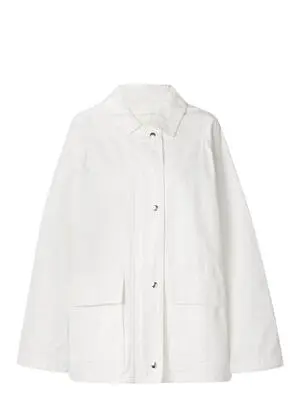THE ROW Elodianna Cotton-canvas Field Jacket - White