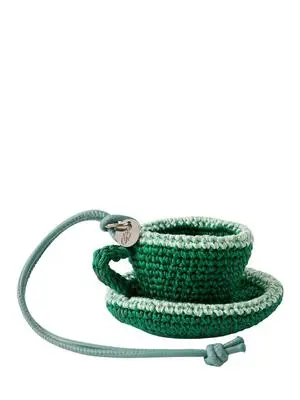 JW Anderson Teacup Bag Charm - Green