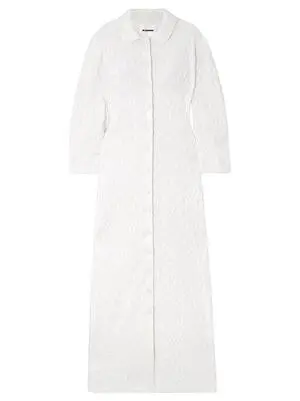 JIL SANDER Cloqué Maxi Dress