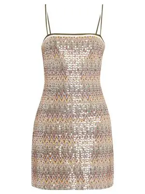 Ramy Brook Ivanna Sequined Mini Dress - Boca Sequin