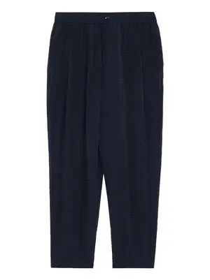 GIORGIO ARMANI Relaxed-Fit Herringbone Drawstring Trousers