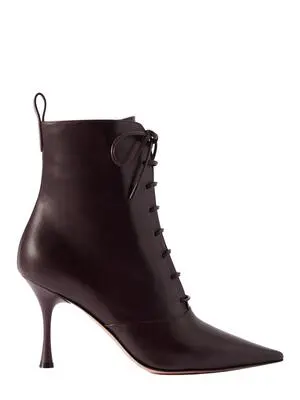 GIANVITO ROSSI Vitello 85 Leather Ankle Boots