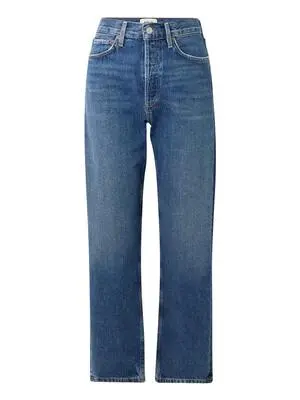 AGOLDE 90s High-rise Straight-leg Jeans - Blue
