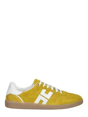 Elisabetta Franchi Suede Leather Sneakers - Yellow