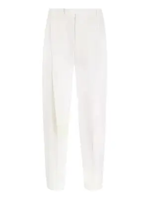 Dolce & Gabbana Linen Trousers - White