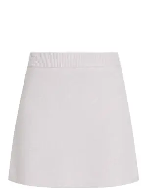 LISA YANG Clare Cashmere Mini Skirt - Seashell