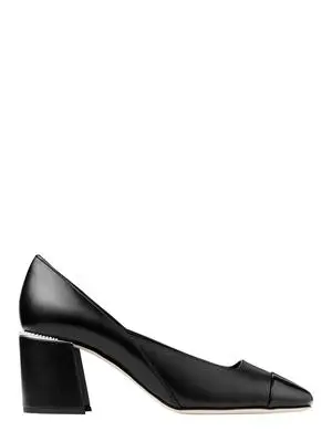 JIMMY CHOO Jenson 65 Patent And Nappa Leather Pumps