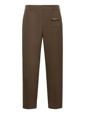 Moncler Tailored Gabardine Pants - Green