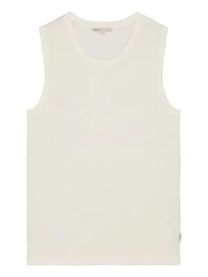 Onia Linen Sweater Tank - Egret