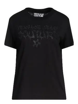 Versace Printed Cotton T-shirt - Black