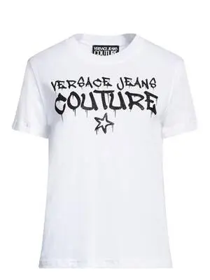 Versace Printed Cotton T-shirt - White