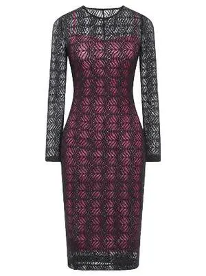 Versace Midi Bodycon Dress - Black