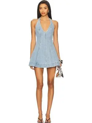 Retrofete Renfri Denim Dress - Blue