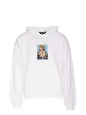 Dolce & Gabbana Printed Hoodie - White