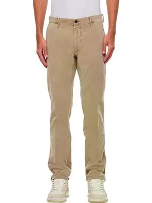 Incotex Button-zip Trousers - Neutrals