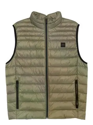 BOSS Odeno Quilted Zip-front Gilet - Green