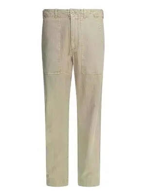 ALEX MILL Herringbone Pocket Trousers - Neutrals