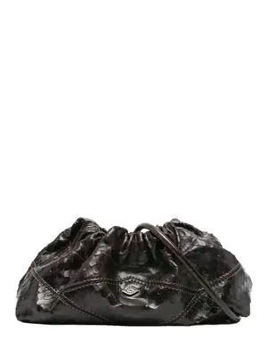 Ba&sh Drawstring Clutch Bag - Brown