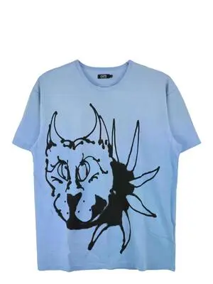CHITO Mika Graphic-print Cotton T-shirt - Blue