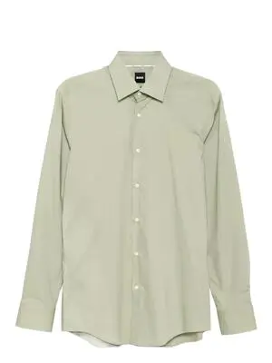 BOSS Poplin Shirt - Green