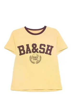 Ba&sh Ioni Logo-print T-shirt - Yellow