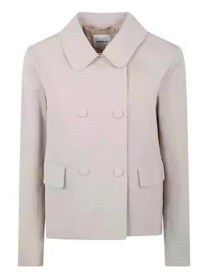 Aspesi Double-breasted Blazer - Neutrals