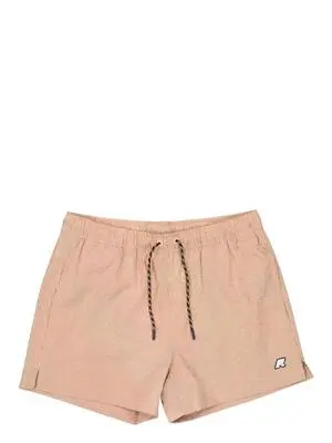 K-WAY Loiret Striped Swim Shorts - Neutrals