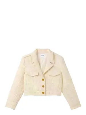 St. John Avery Textured Jacket - Neutrals