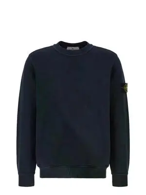 Stone Island Compass Logo Crew-neck Sweatshirt - Blue