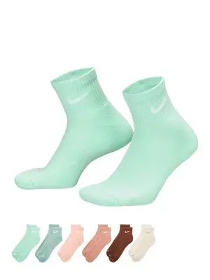 Nike Everyday Plus Cushioned Training Ankle Socks - Multicolor