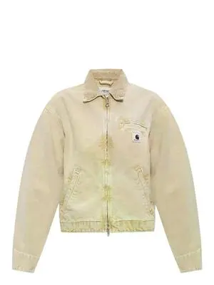Carhartt Work In Progress Emery Organic-cotton Zip-up Denim Jacket - Neutrals
