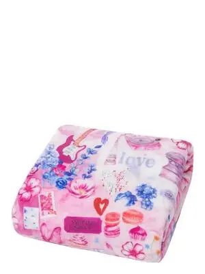 PREPPY GOOSE Pop Princess Plush Blanket - Multicolor