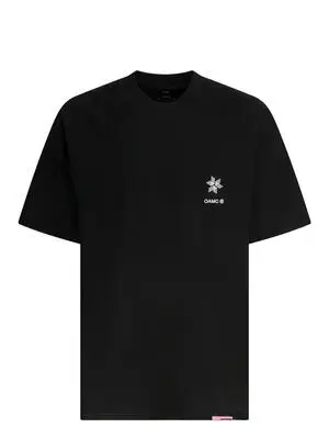 GOLDWIN Oamc Logo-print Cotton T-shirt - Black