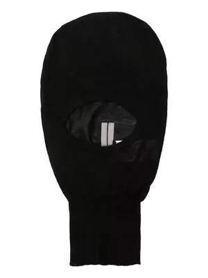 Rick Owens Wool Balaclava - Black