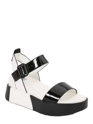 NINETY UNION Sport Wedge Sandal - Black Multi