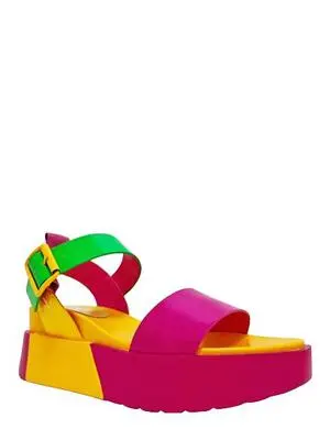 NINETY UNION Sport Wedge Sandal - Bright Multi