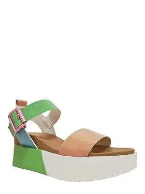 NINETY UNION Sport Wedge Sandal - Pastel Multi