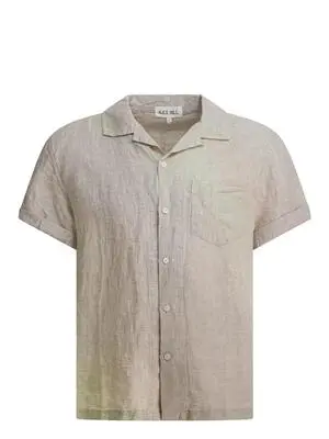 ALEX MILL Chest-pocket Short-sleeve Shirt - Neutrals