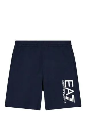 Emporio Armani Cotton Bermuda Shorts - Blue