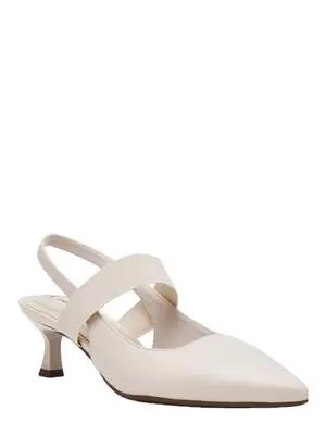Anne Klein Issia Slingback Pumps - Bone