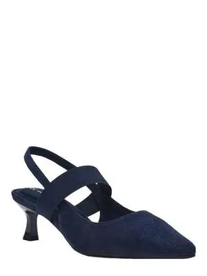 Anne Klein Issia Slingback Pumps - Navy