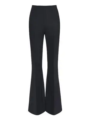 OSCAR DE LA RENTA Flared Wool Pants