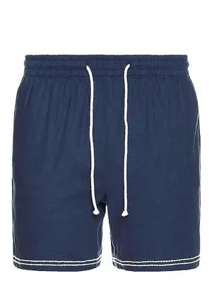 Rails Hudson Short - Navy White Palm
