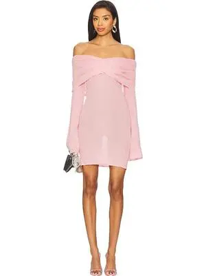 SEROYA Xen Knit Mini Dress - Coral Blush