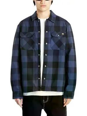 Dickies Check-print Shirt - Blue
