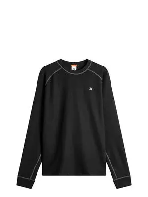 Nike Wolf Long Sleeve Chinati Baselayer - Black/anthracite/summit White