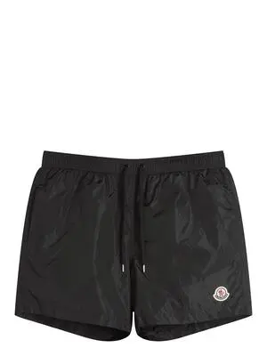 Moncler Logo Swim Shorts - Black